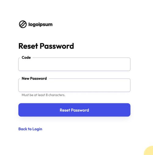 Downloads Reset Password Form for Webflow